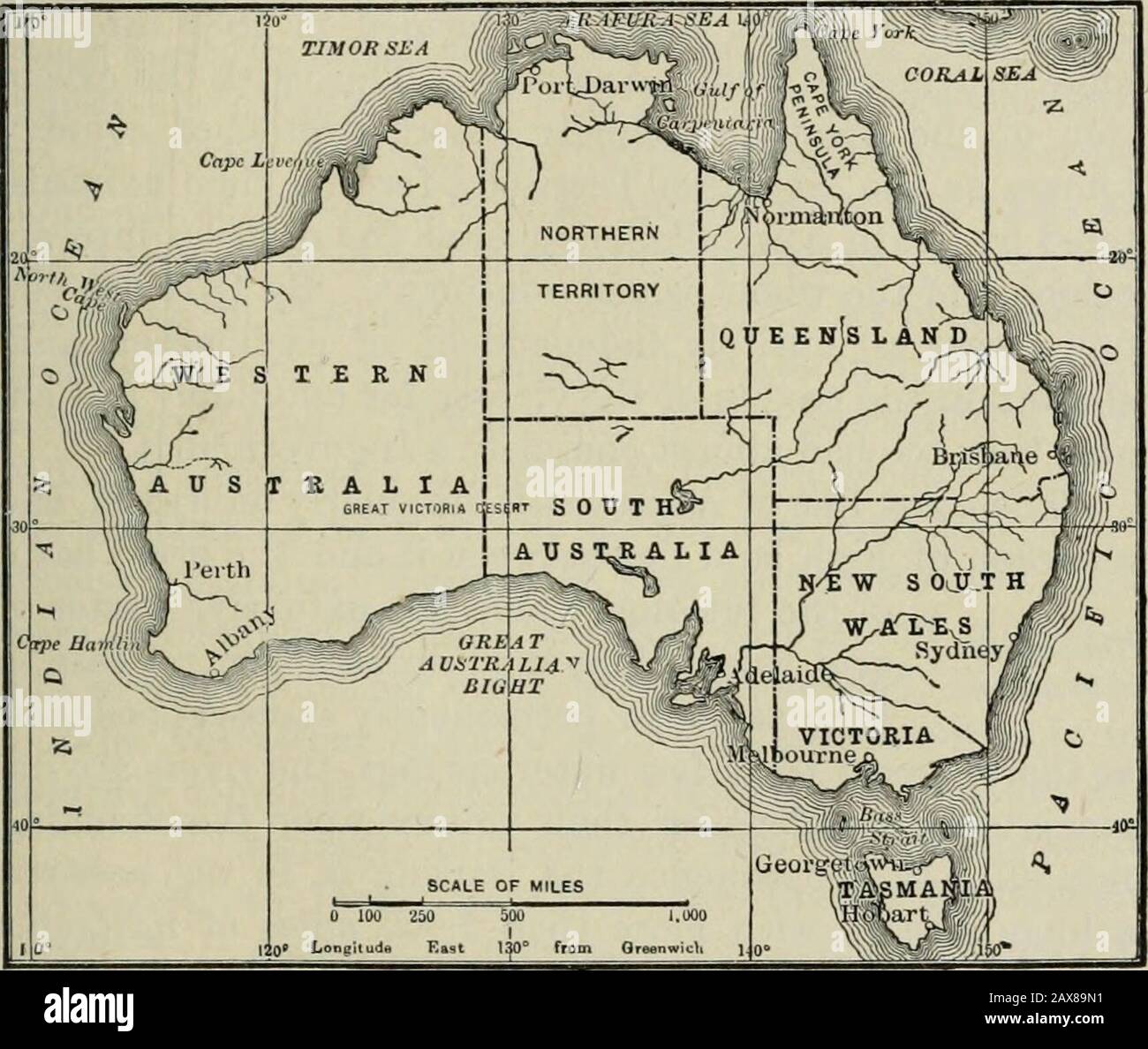 Port jackson sydney map hi-res stock photography and images - Alamy