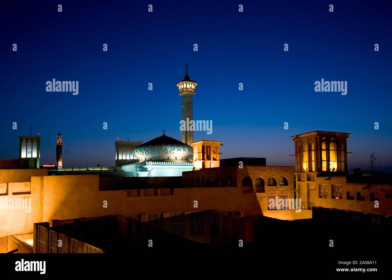 A view of bastakiya, Dubai, UAE Stock Photo - Alamy