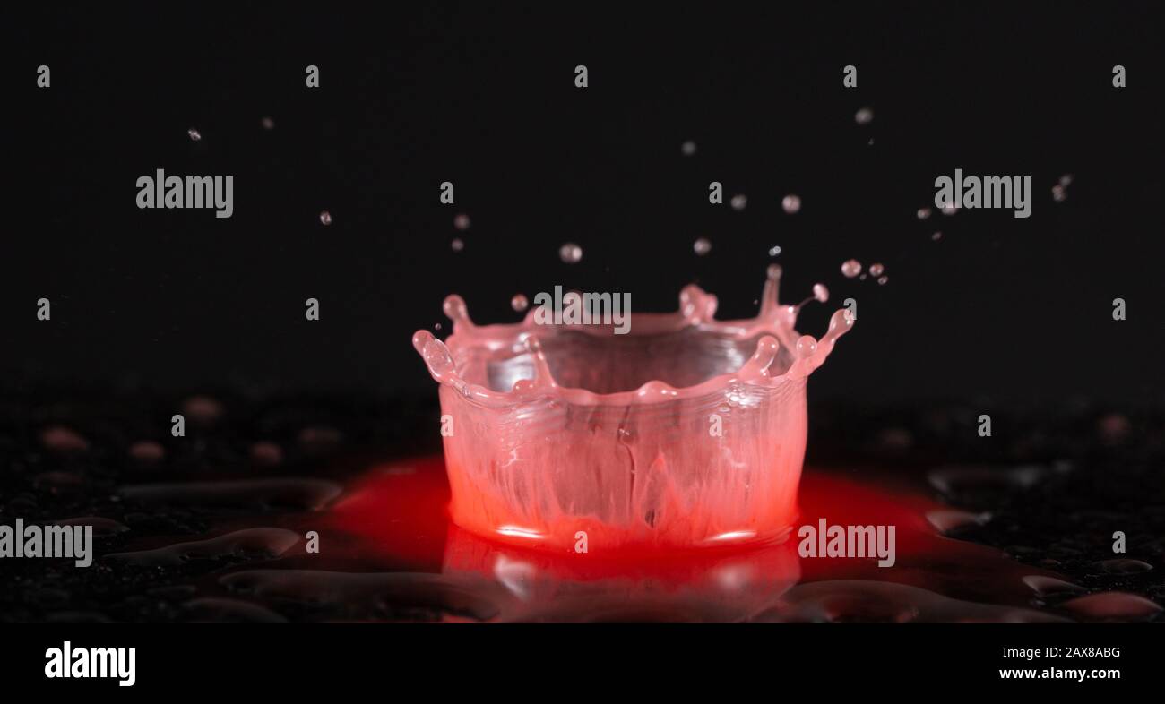 Dynamic wet ink splash hi-res stock photography and images - Alamy