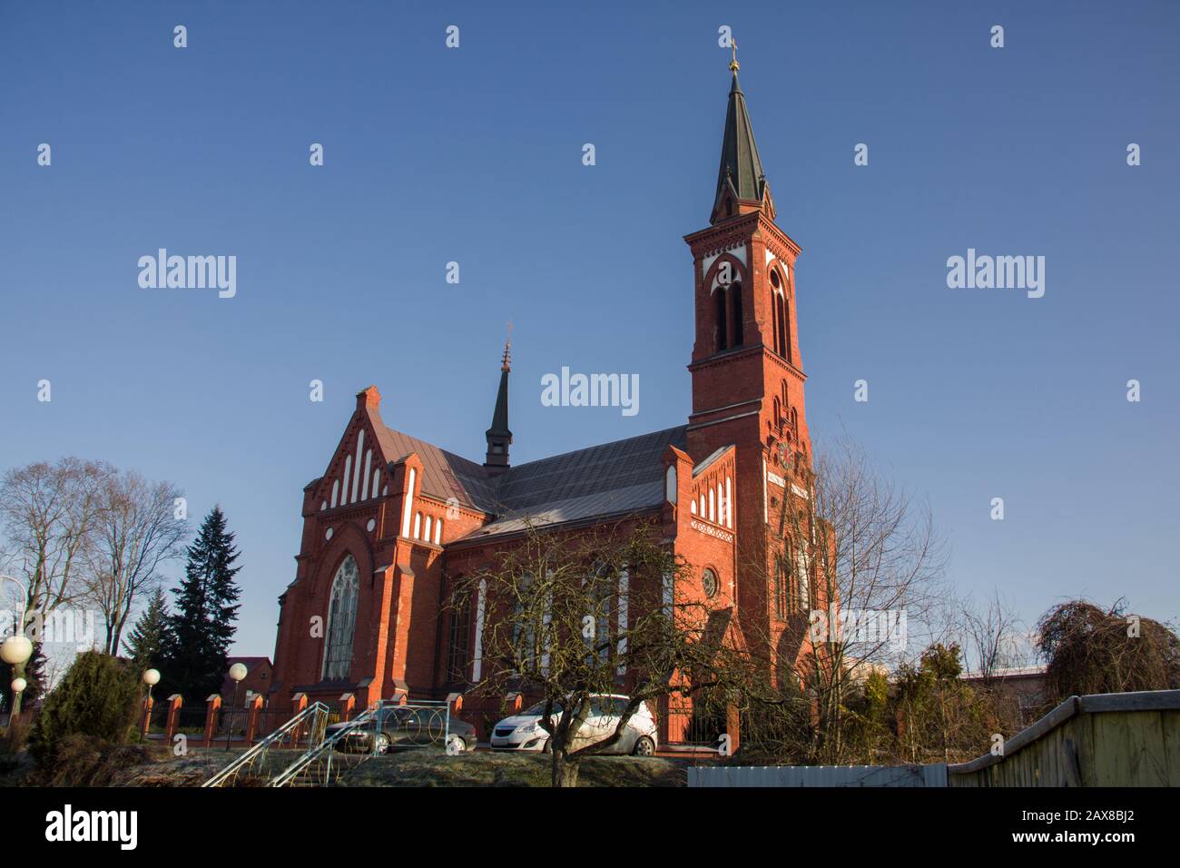 Catholic Church in the Gothic style Stock Photo - Alamy