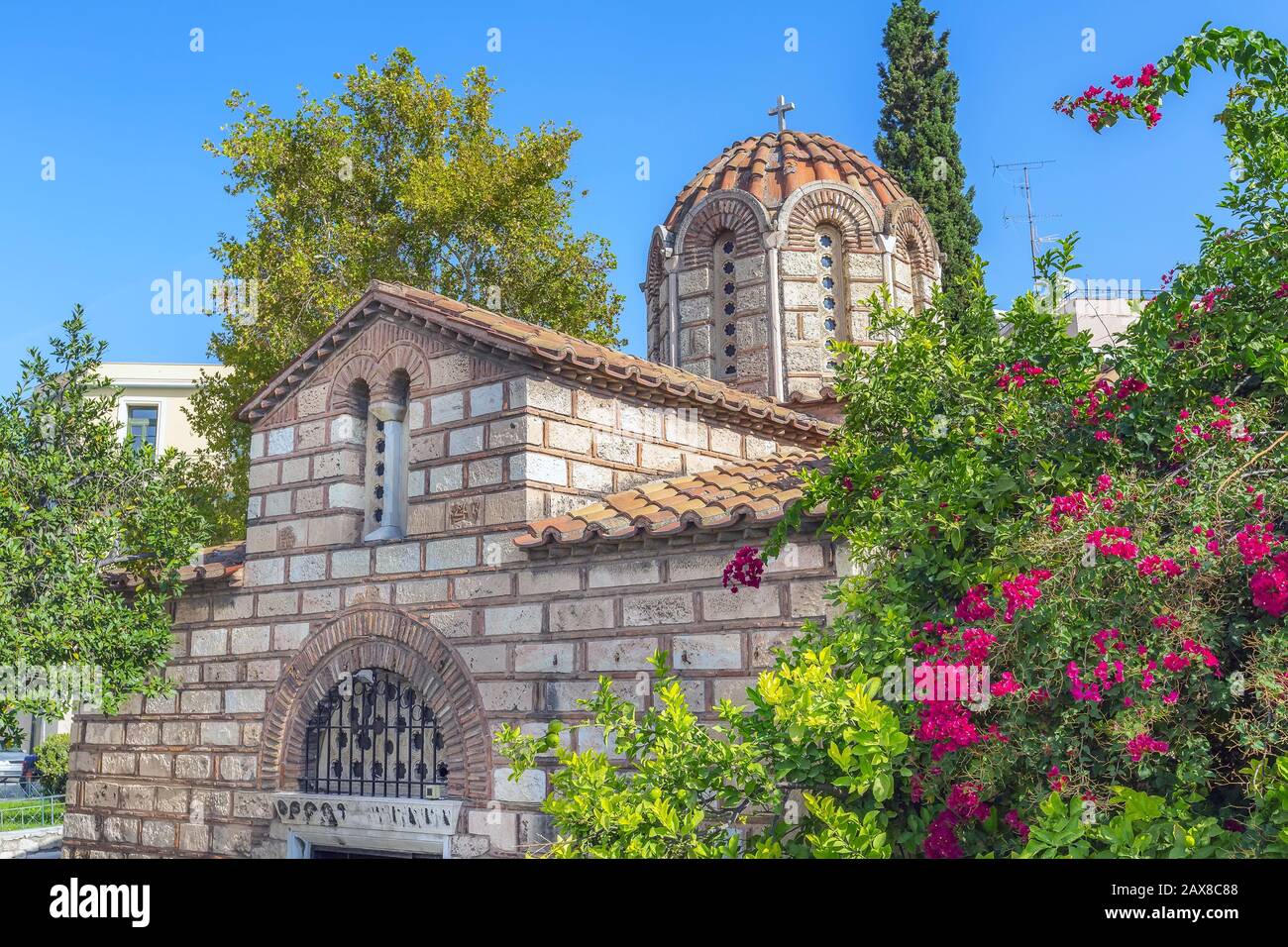 Athens, Greece small Byzantine chapel in Plaka district of greek ...