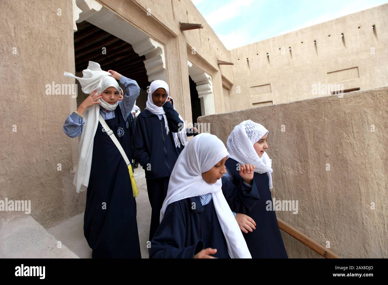 Female students in Ajman, UAE Stock Photo - Alamy