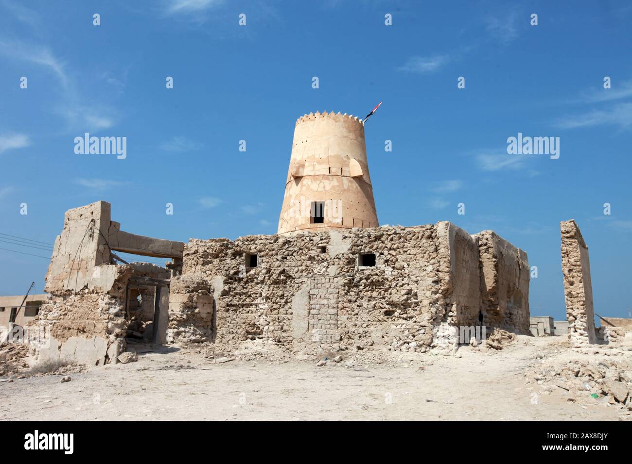 An old fort in Ras Al Khaimah Stock Photo - Alamy
