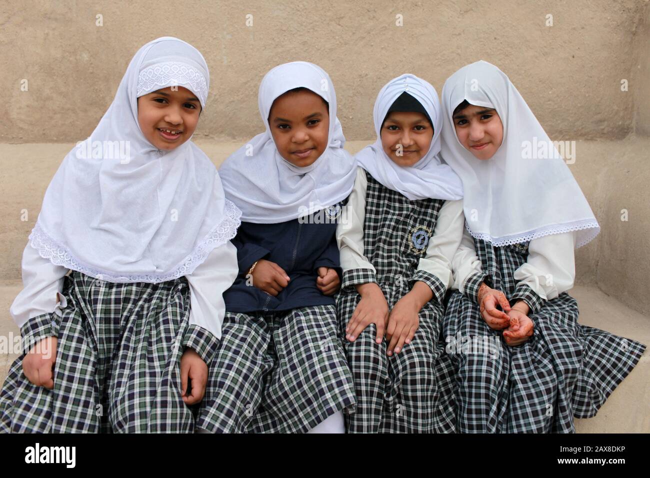Female students in Ajman, UAE Stock Photo - Alamy