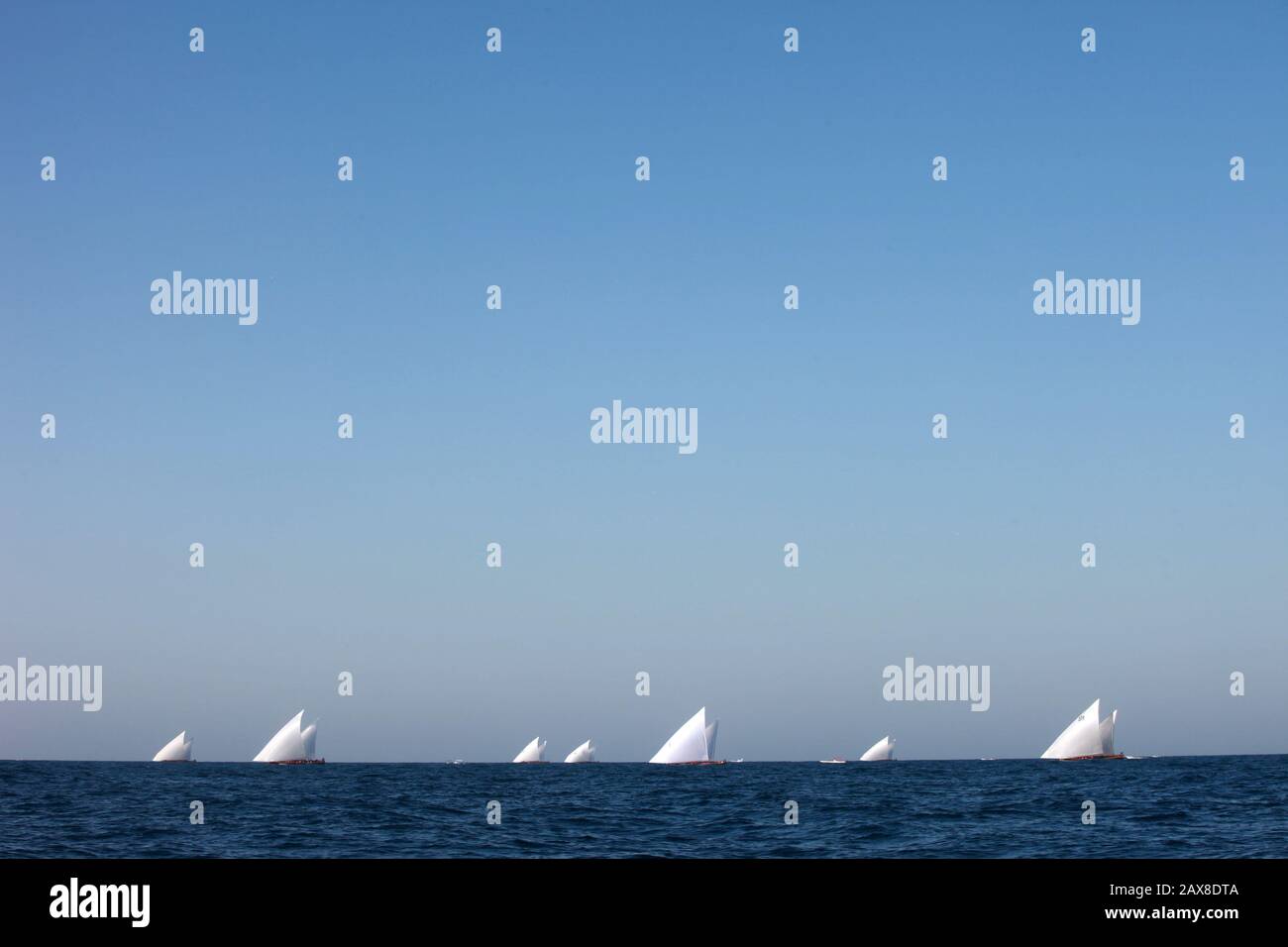 Dubai uae dhow race hi-res stock photography and images - Alamy