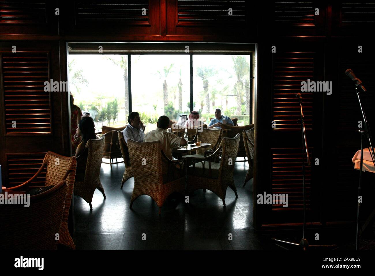 Trader Vics lounge, Manama, Bahrain Stock Photo - Alamy