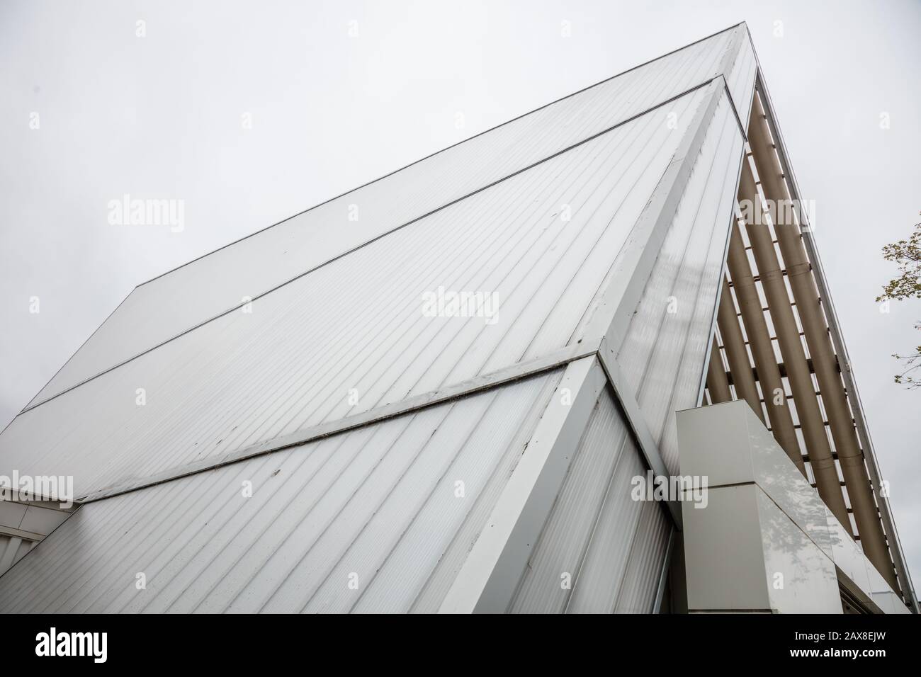 Exterior of the Transitional Cathedral of Christchurch, constructed ...
