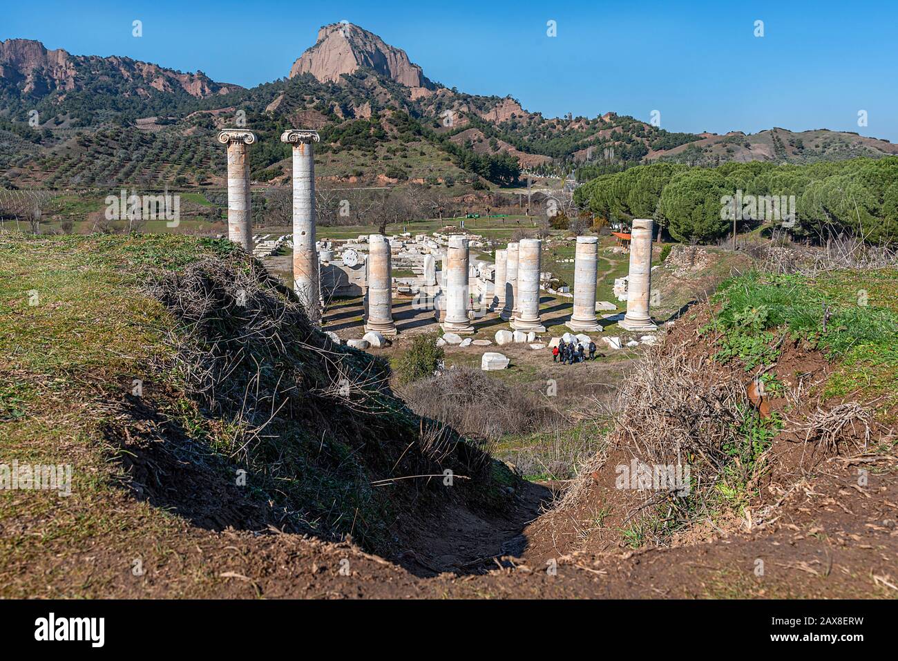 Located between the ridges of Tmolos Mountain and the acropolis of the ...