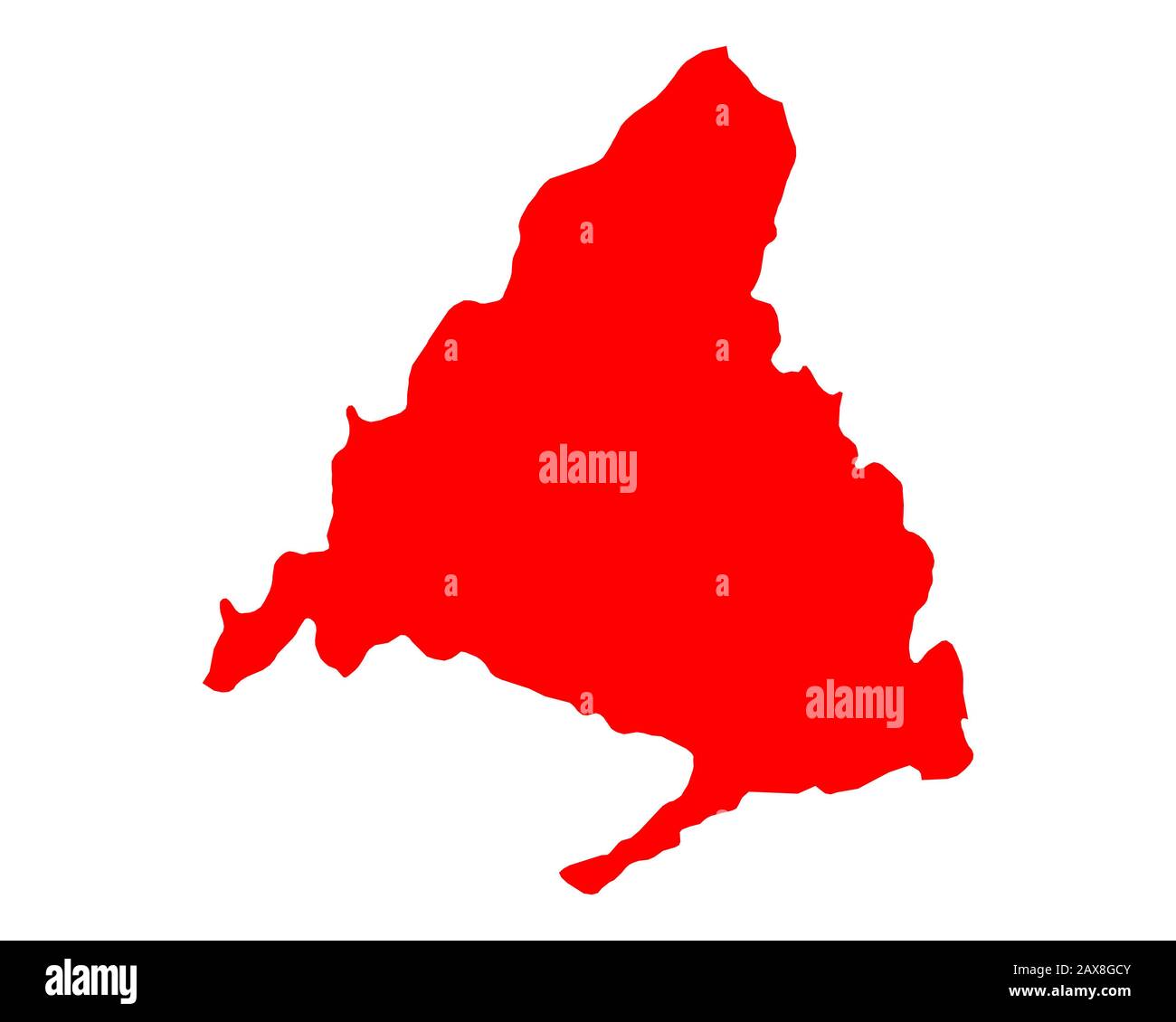 Map of Madrid Stock Photo - Alamy