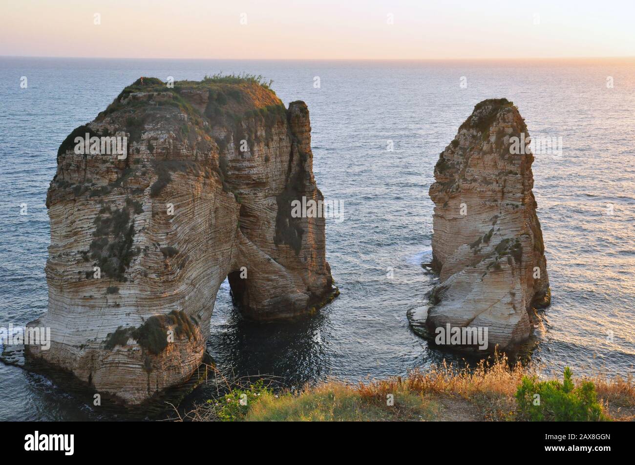 Rock of raouché hi-res stock photography and images - Alamy