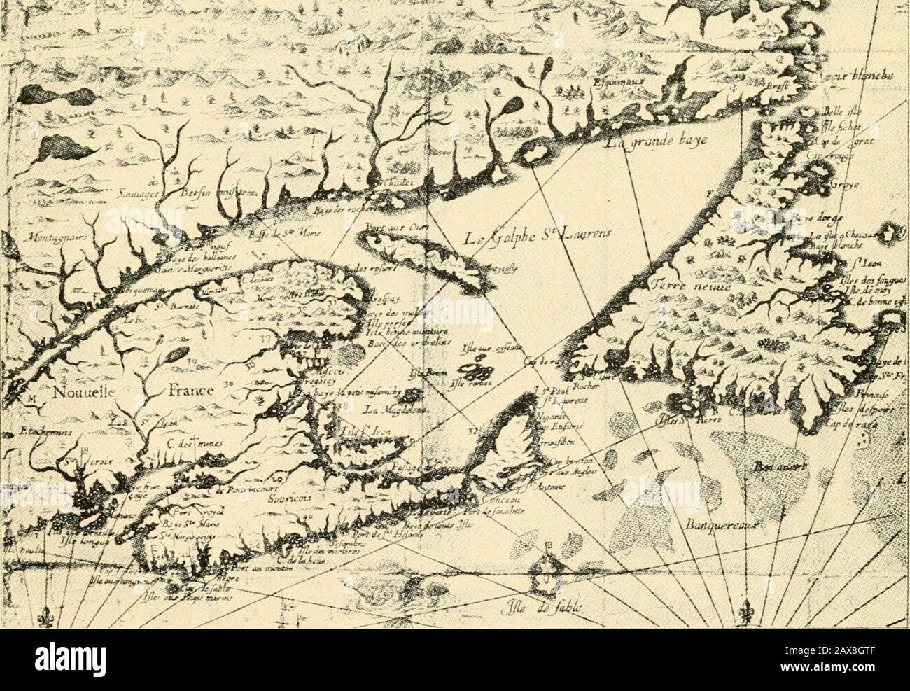 Gulf of st lawrence map hi-res stock photography and images - Alamy