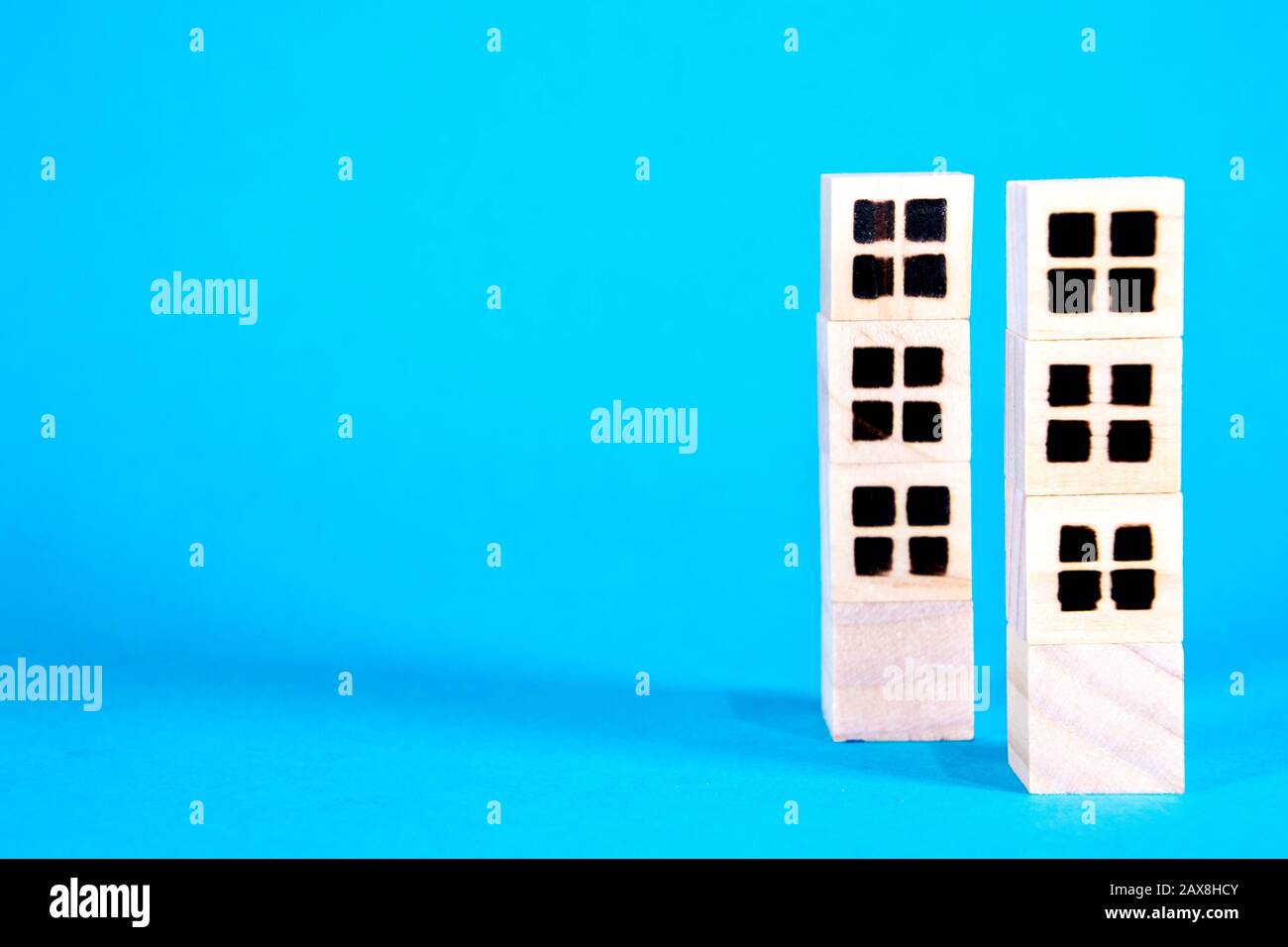 Tower block flats being an old fashioned and stacked way to provide ...