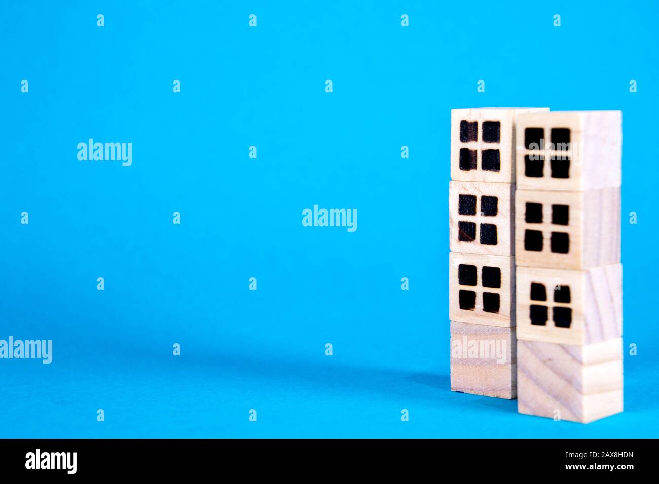 Tower block flats being an old fashioned and stacked way to provide ...