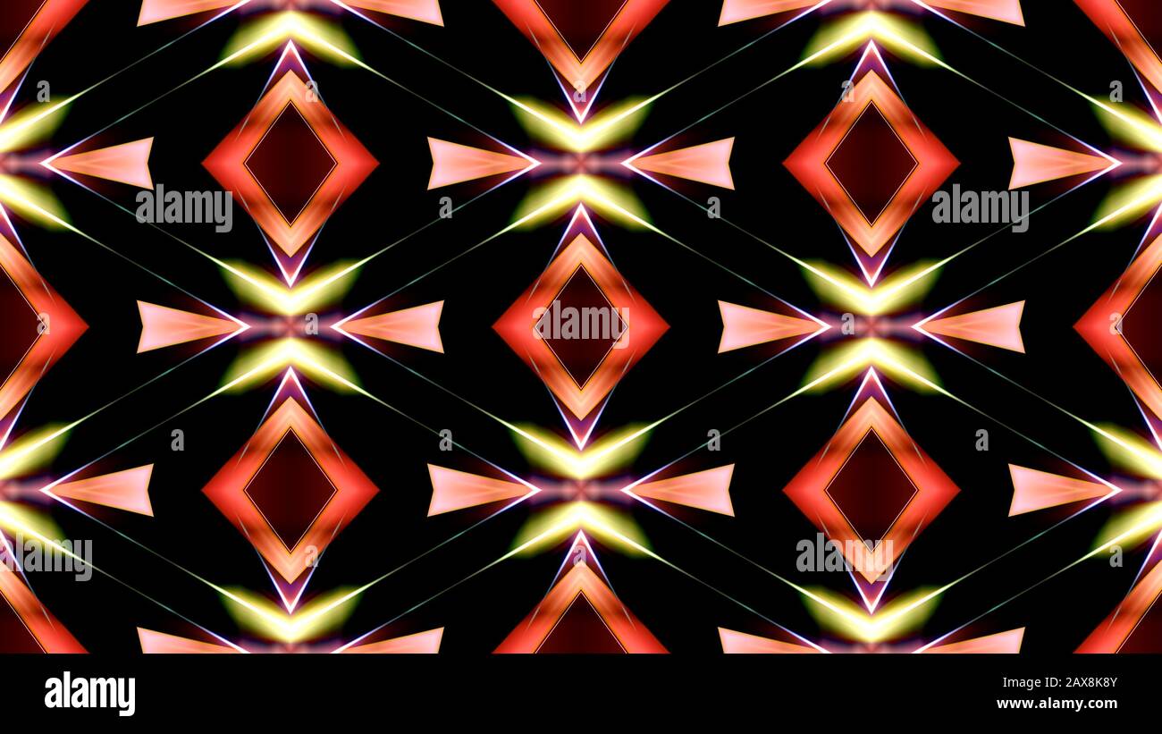 seamless abstract futuristic pattern 3d rendering illustration Stock ...