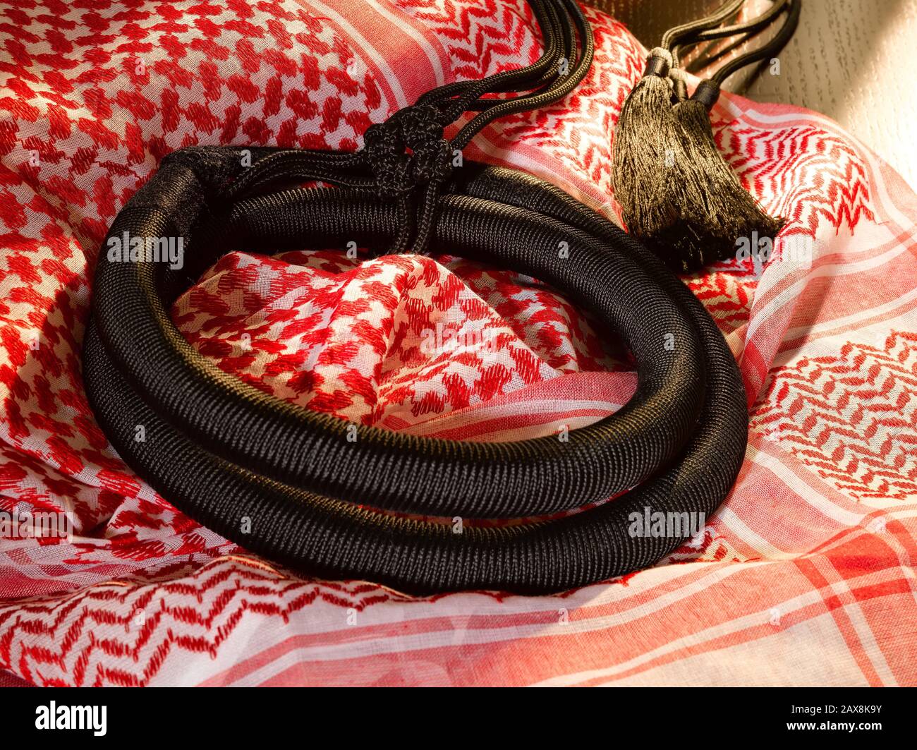 Detail of a traditional agal Stock Photo - Alamy