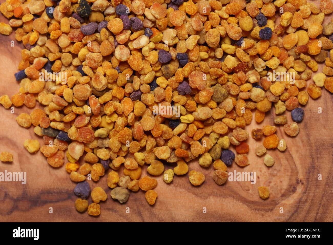 Pollen grains food bee honey Stock Photo - Alamy