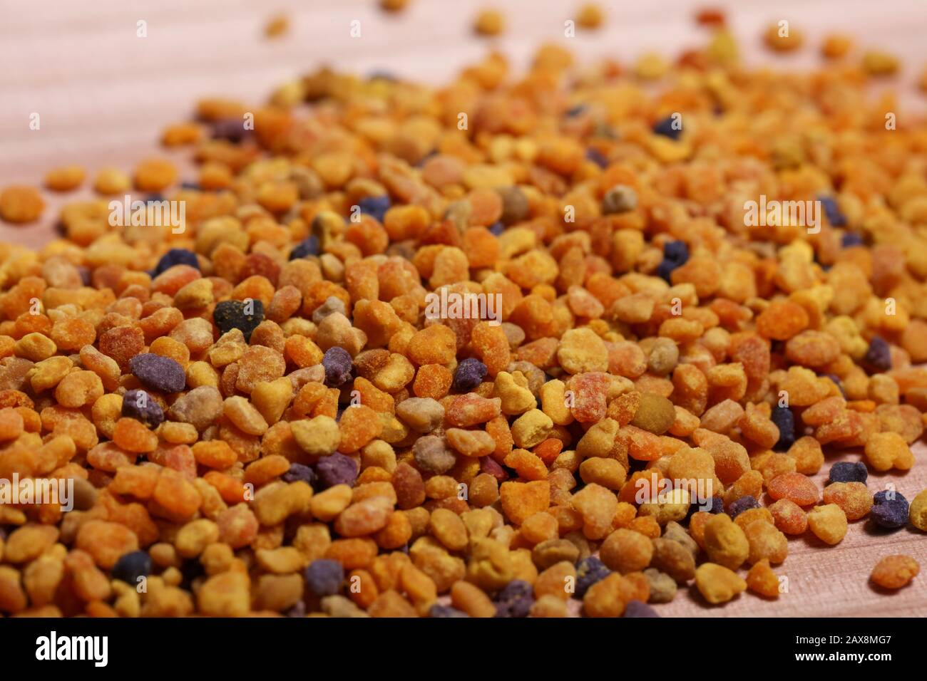 Pollen grains food bee honey Stock Photo - Alamy