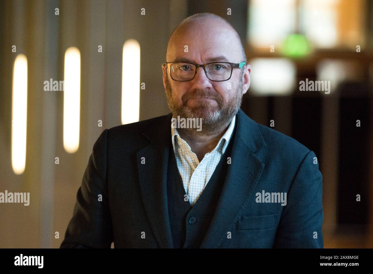 Edinburgh, UK. 11 December 2019. Pictured: Patrick Harvie MSP - Co ...