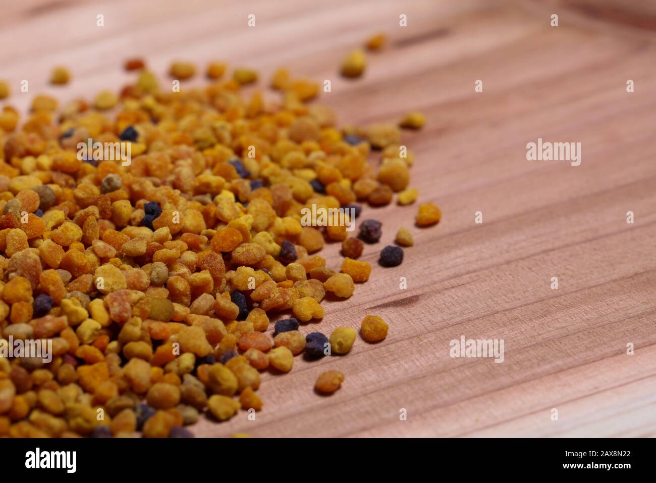 Pollen grains food bee honey Stock Photo - Alamy