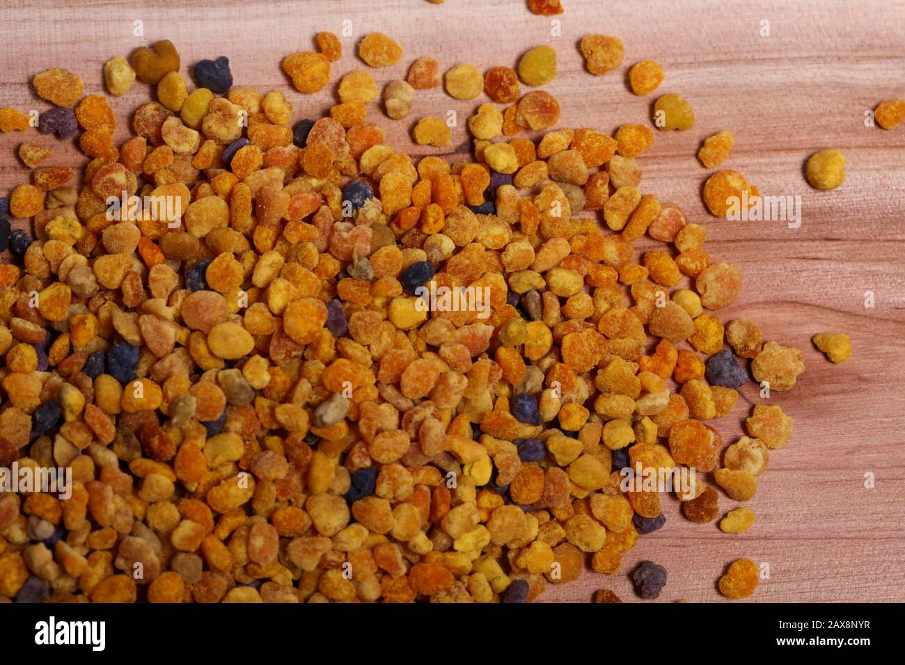 Pollen grains food bee honey Stock Photo - Alamy