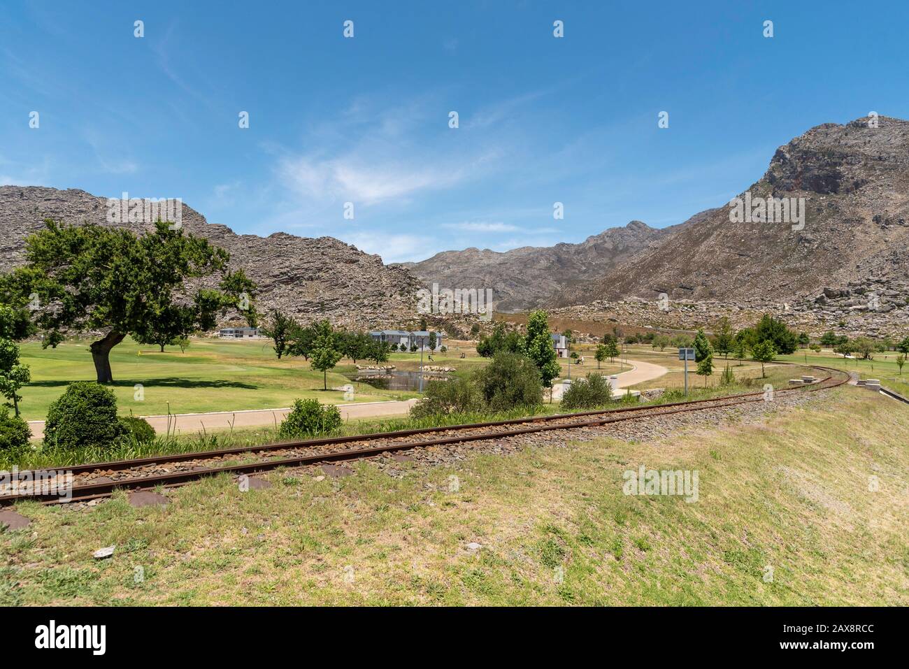 Ceres, Western Cape, South Africa. Dec 2019. Modern housing on the ...
