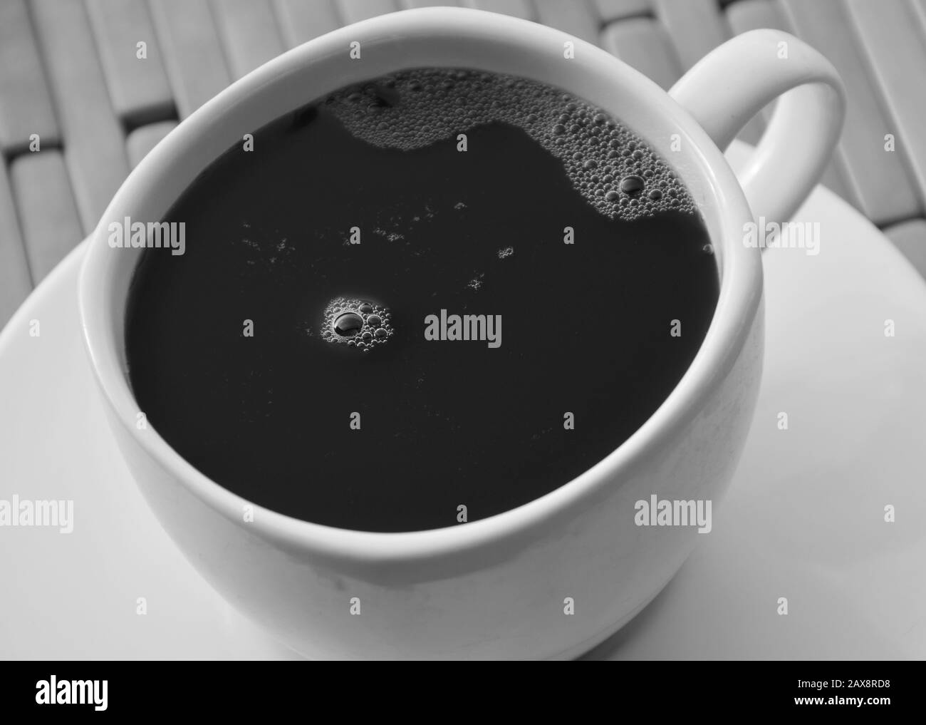 Frothy coffee Black and White Stock Photos & Images - Alamy
