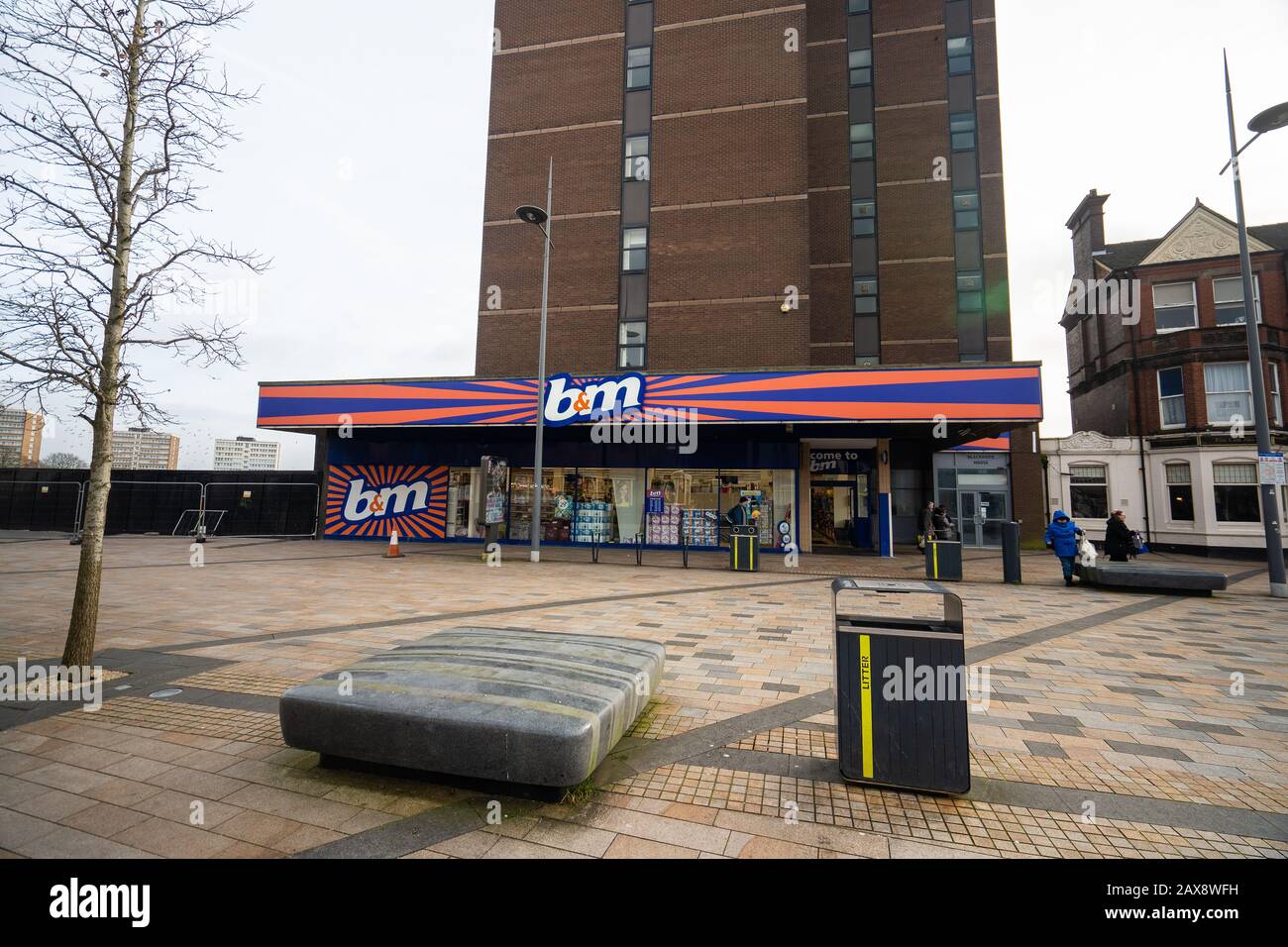 B&M retail store, shop in Hanley, Stoke on Trent, Staffordshire ...
