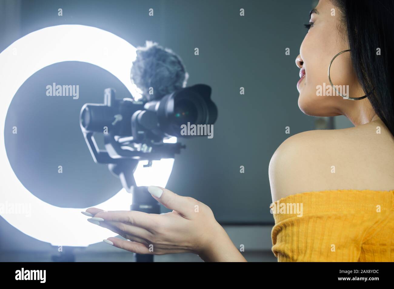 Vlogger hi-res stock photography and images - Alamy