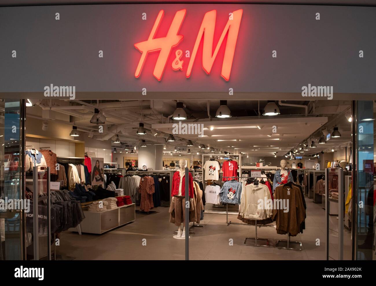 Swedish multinational clothing design retail company Hennes & Mauritz ...