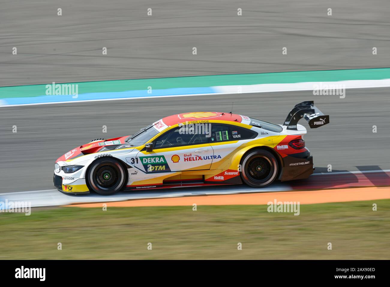 South-African racing driver Sheldon van der Linde in his BMW M4 Turbo ...