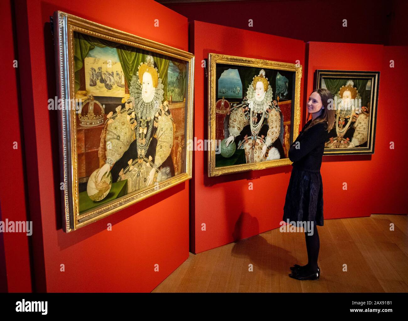 The armada portraits of elizabeth i at the queens house hi-res stock ...