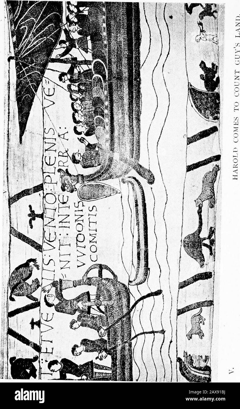 The Bayeux tapestry; a history and description . a O Stock Photo - Alamy