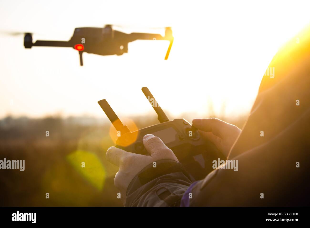 Man with remote controller hi-res stock photography and images - Alamy