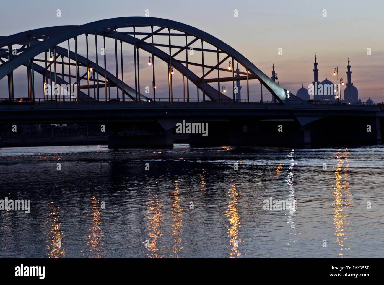 Maqta bridge abu dhabi uae hi-res stock photography and images - Alamy