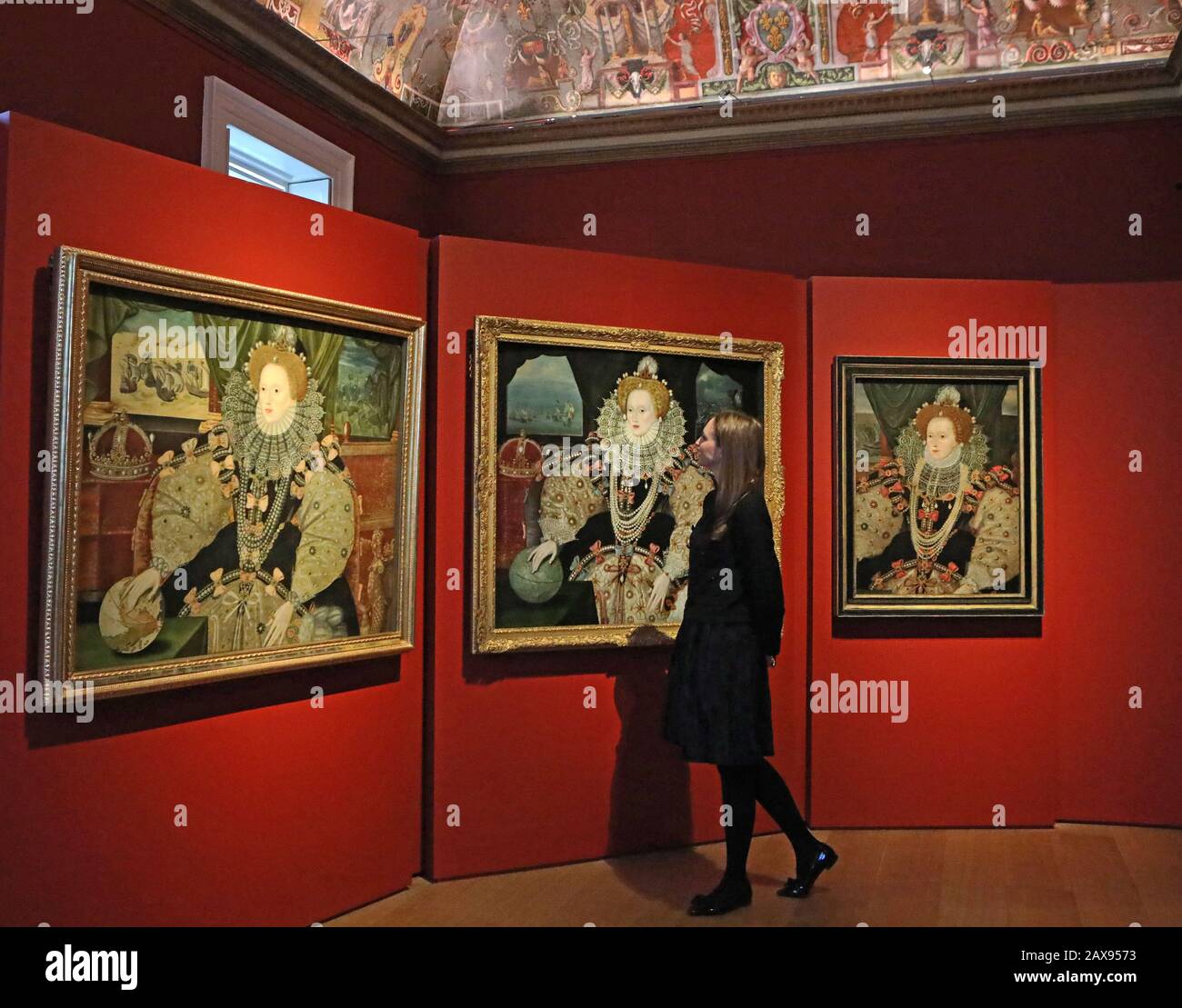 The three surviving Armada portraits on display together for the first ...