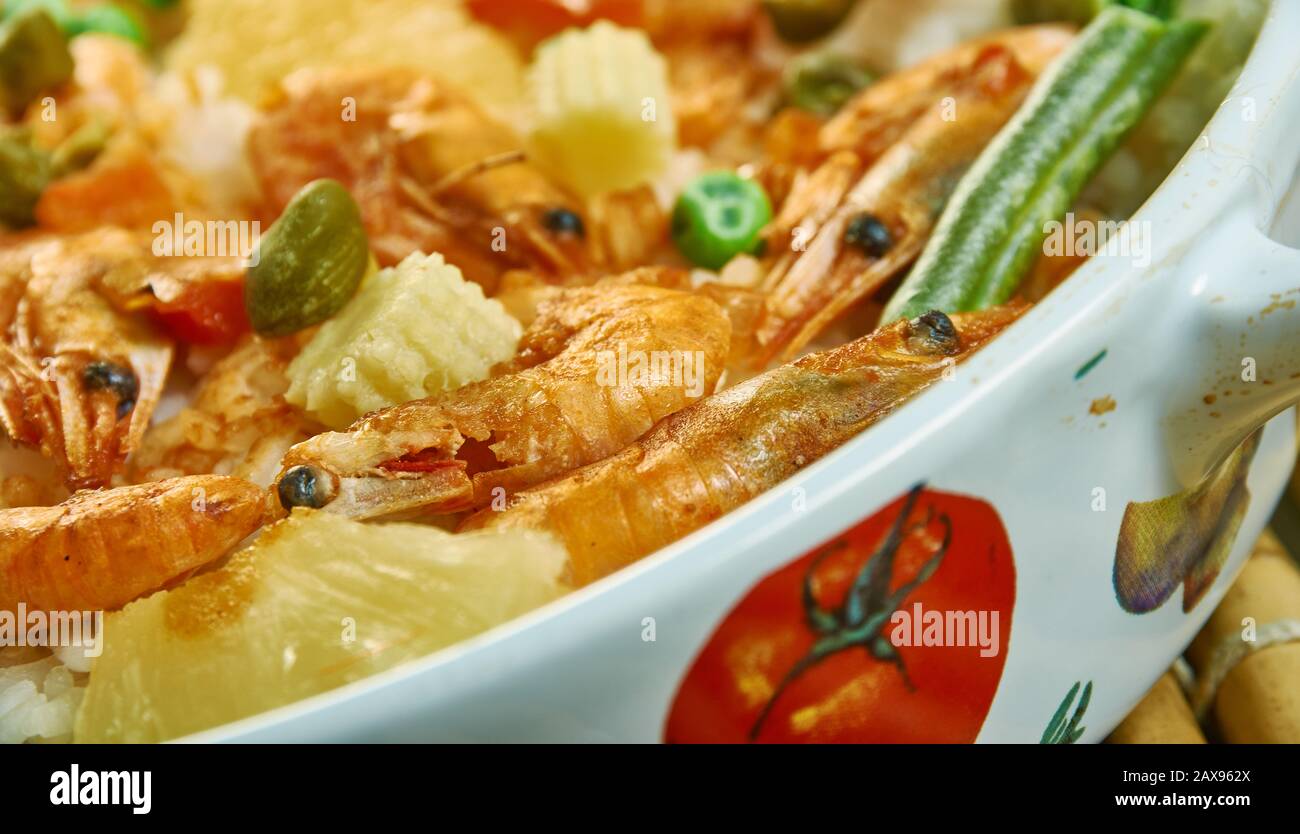 Hot baked prawns hi-res stock photography and images - Alamy
