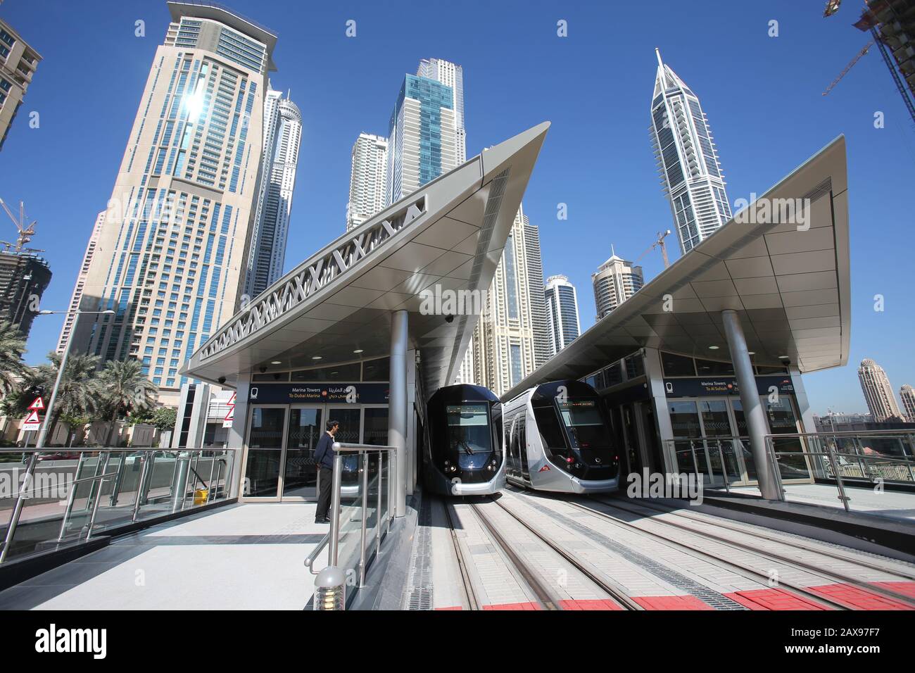 Uae tram emirates hi-res stock photography and images - Alamy