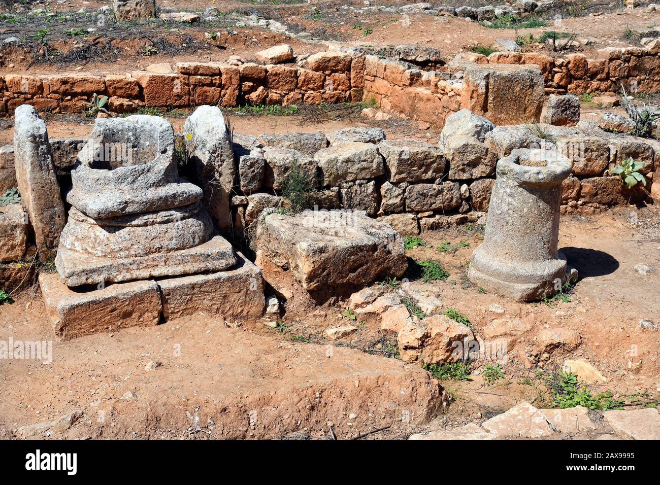 Greece, Crete, ancient Minoan ruins of Aptera Stock Photo - Alamy