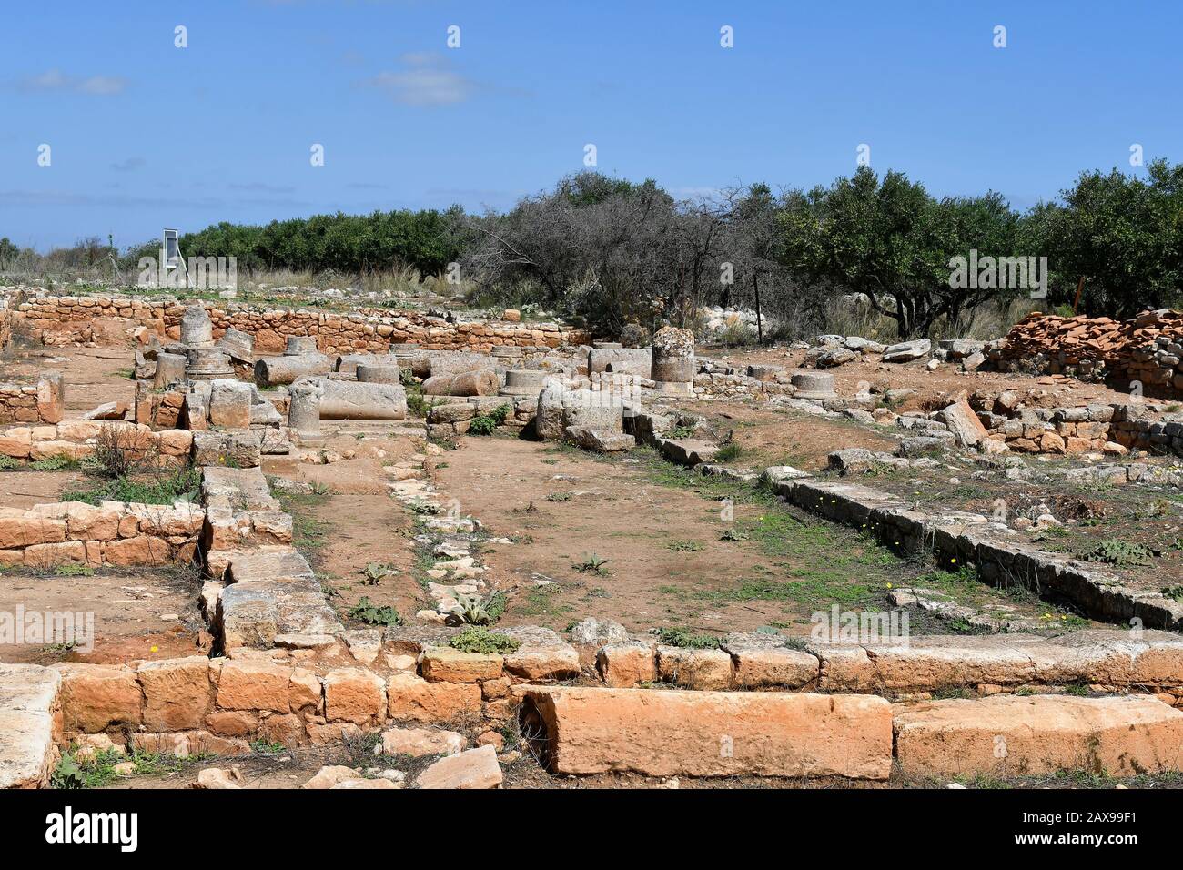 Greece, ancient Minoan ruins of Aptera in Crete Stock Photo - Alamy