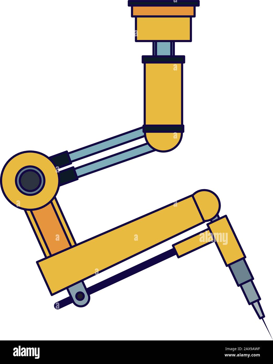 Factory machinery engineer digital Stock Vector Images - Alamy