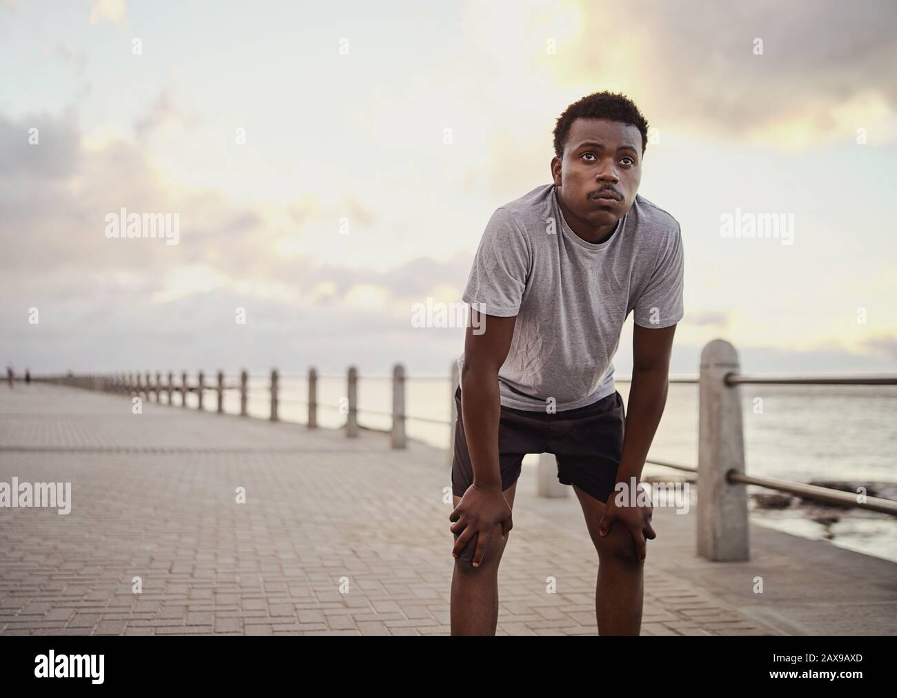 Black Guy Running Away