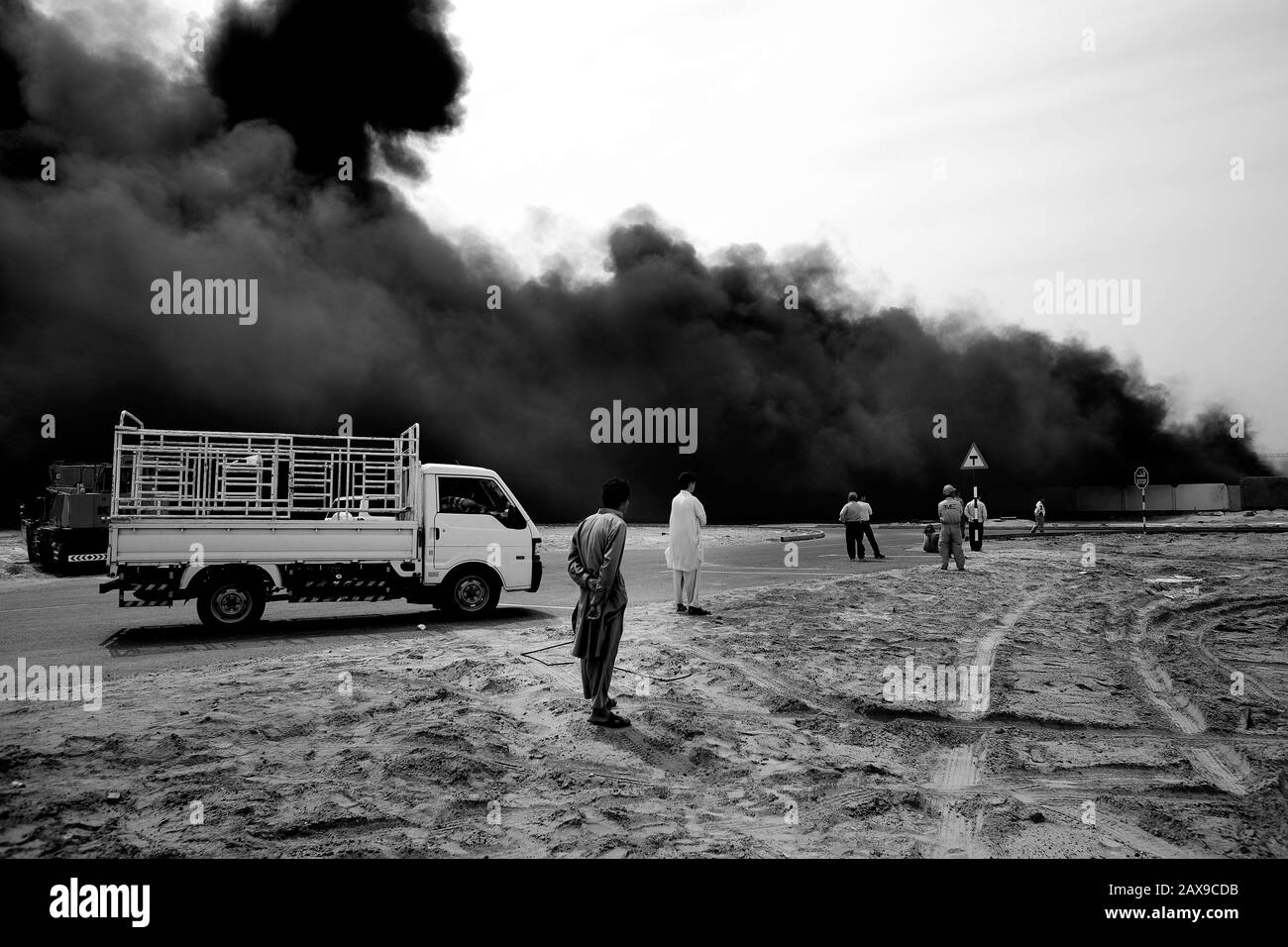 Diesel Trucks Blowing Black Smoke