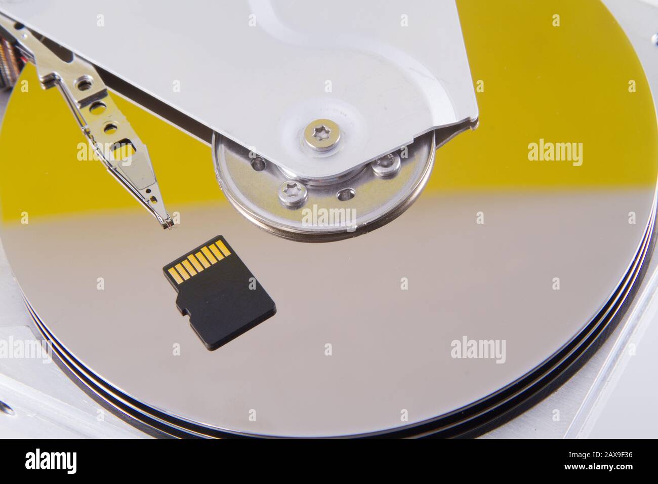 old computer hard drive, very old technology Stock Photo - Alamy