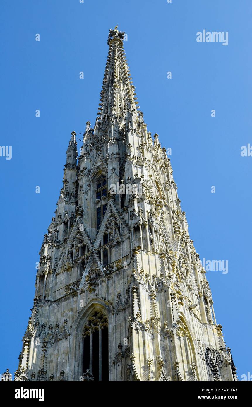Austria, church tower of Stephanskirche in Vienna Stock Photo - Alamy