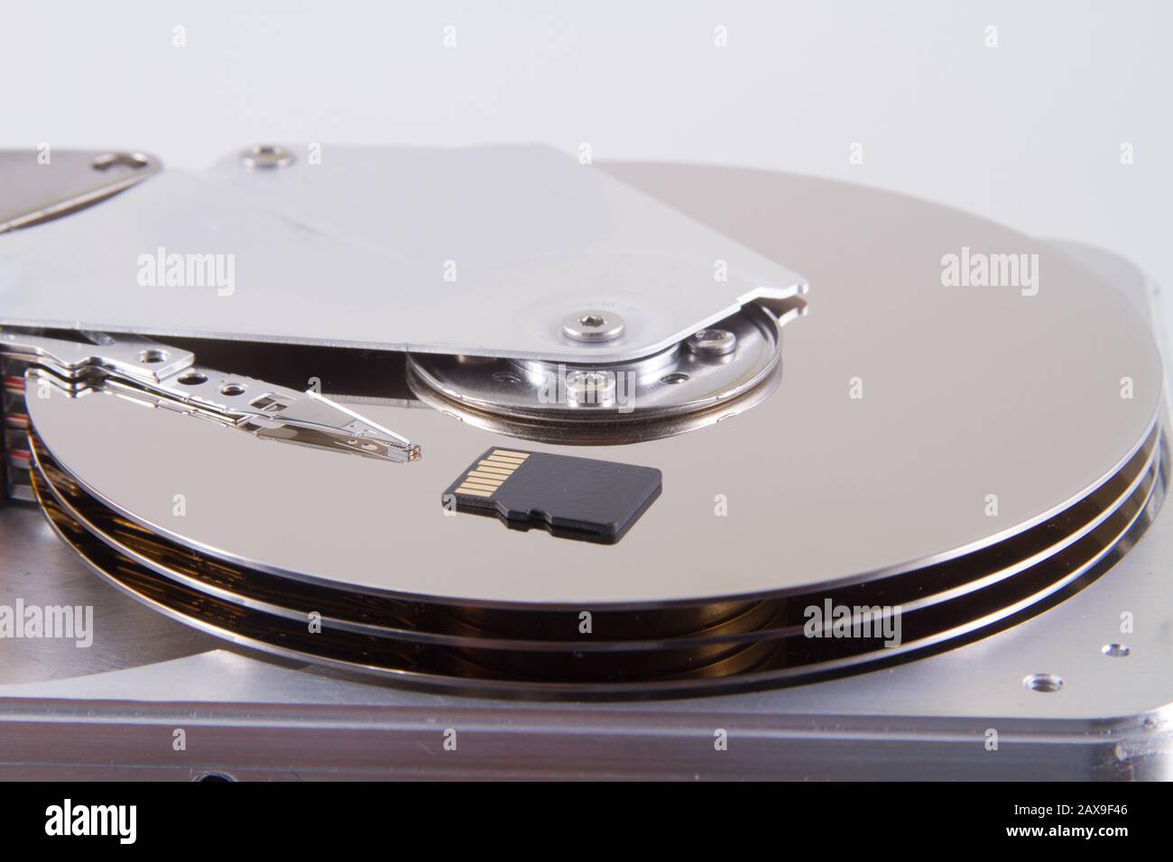 old computer hard drive, very old technology Stock Photo - Alamy