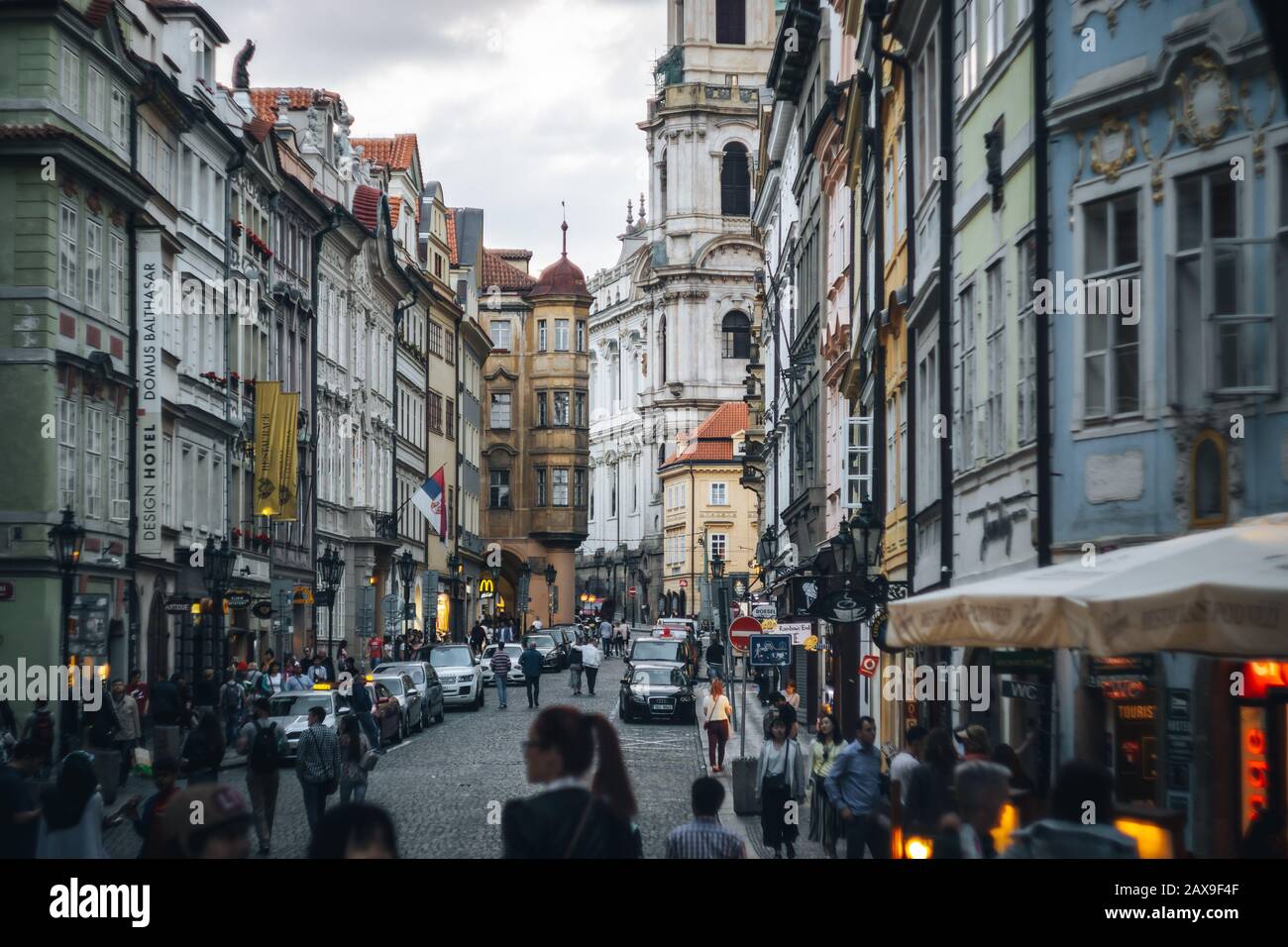 Center of city of Prague Stock Photo - Alamy