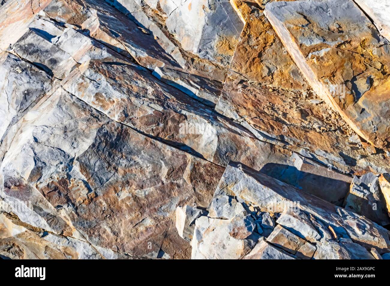 rock surfaces and shapes in nature for background Stock Photo - Alamy