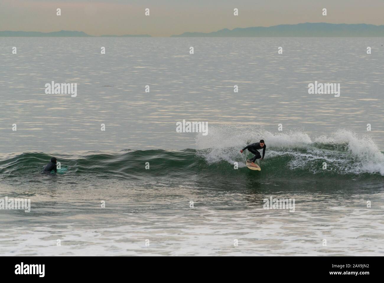 Surfing in Malibu, California Stock Photo - Alamy