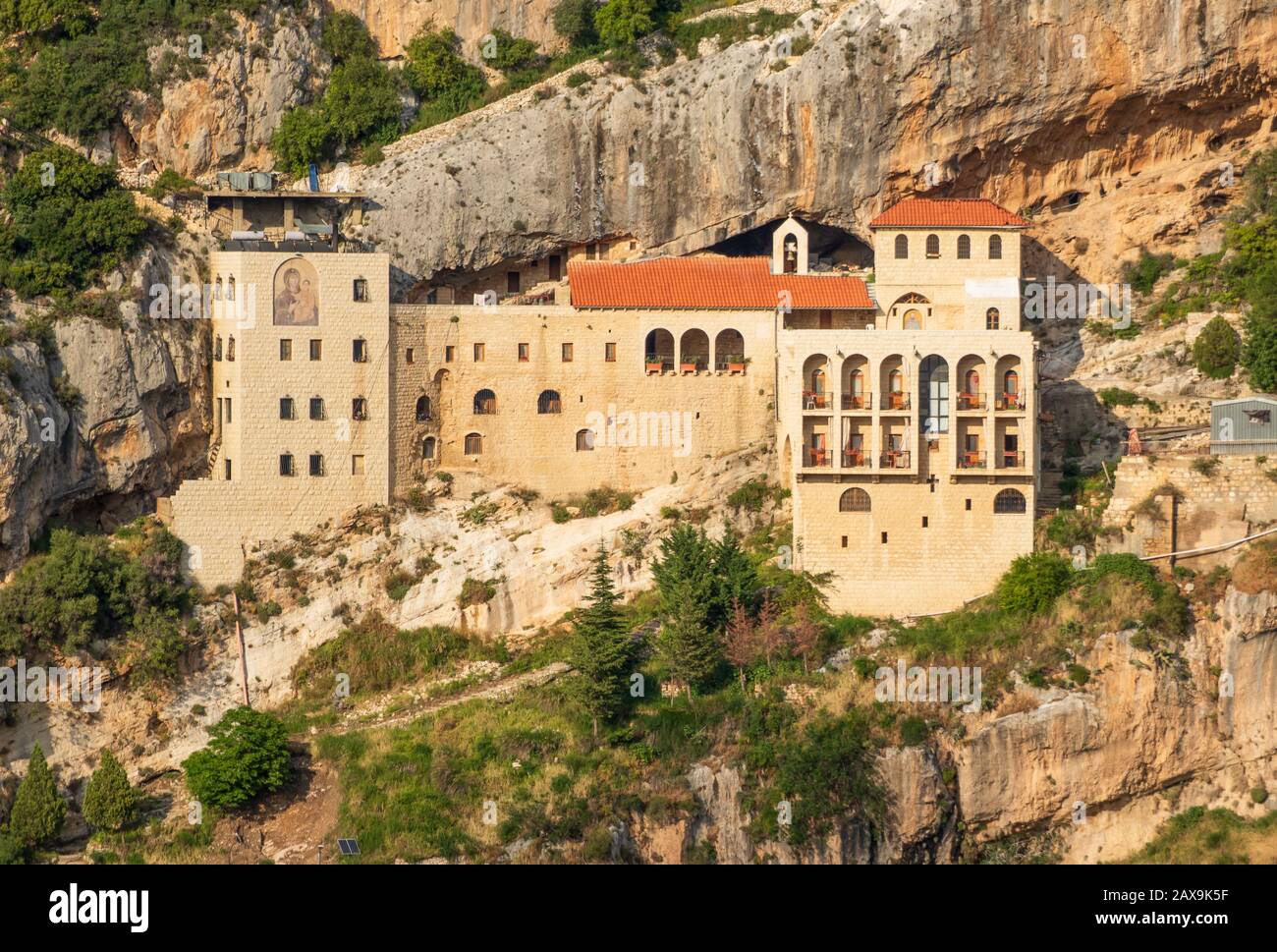 A Unesco World Heritage site, the Kadisha Valley runs for 35 km, carved ...