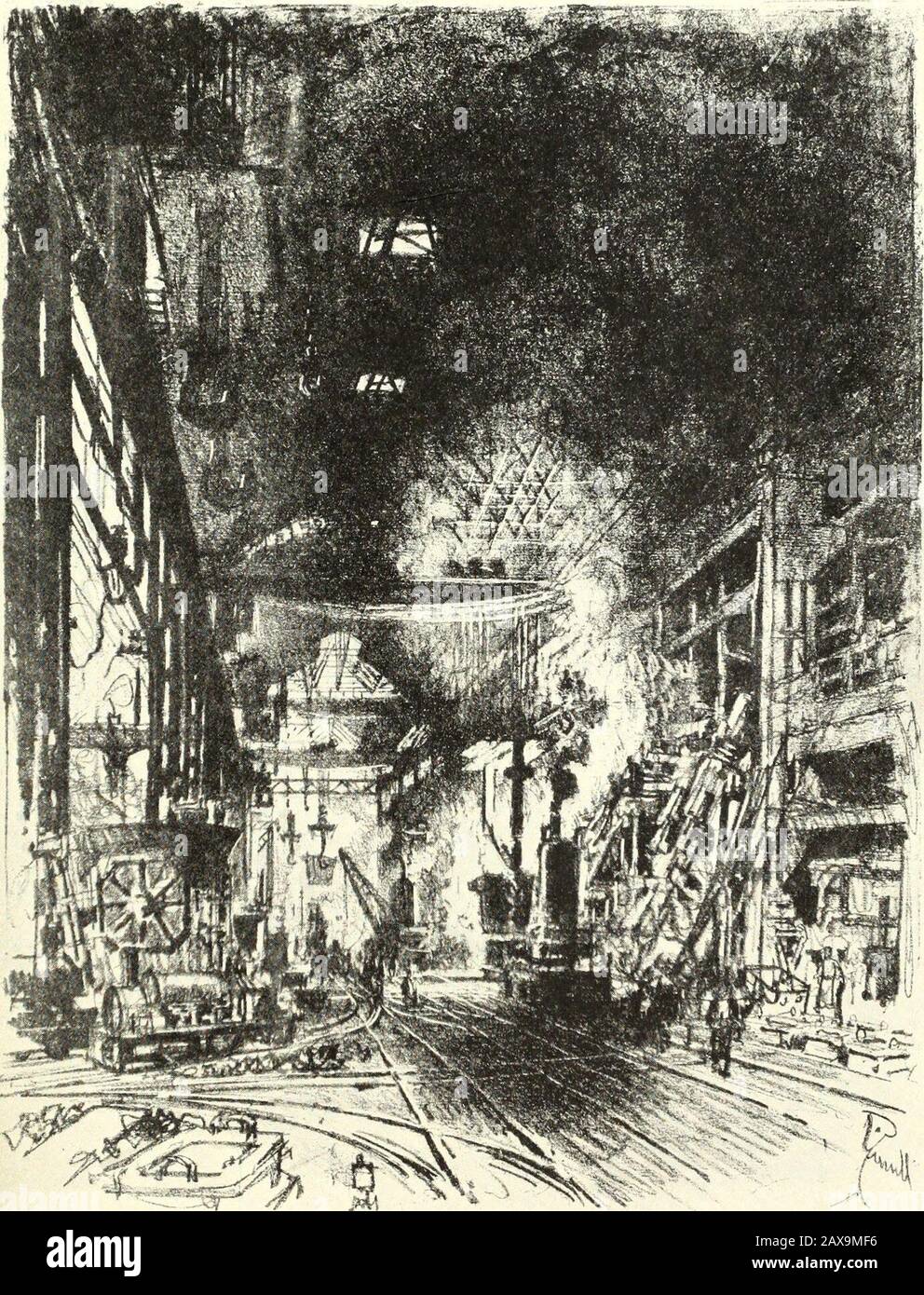 Joseph Pennell's pictures of war work in England, reproductions of a ...